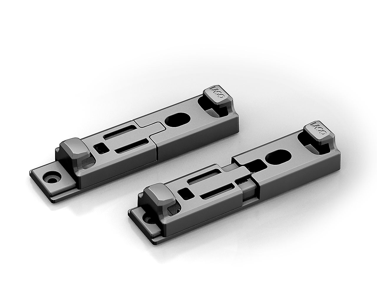 Spring loaded number plate holders - Oy Parlok Ab